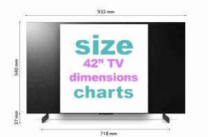What Size is a 42 Inch TV? 42 TV Dimensions in CM & Inches