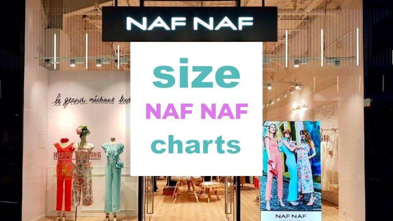 Naf Naf Size Charts for Clothes and Shoes - Size-Charts.com - When size ...