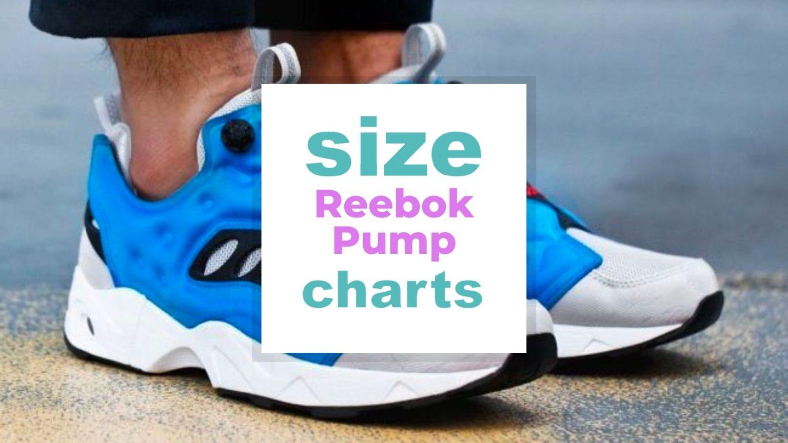 Reebok Pump Sizes for Men and Women - Size-Charts.com - When size matters