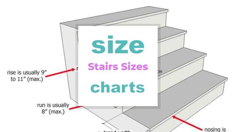 Stairs Sizes: Standard Measurements - Size-Charts.com - When size matters