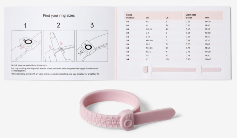 Pandora Ring Sizes & conversion: What's my Pandora ring size?