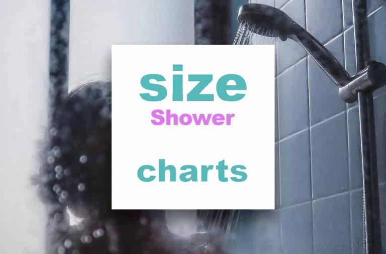 Shower Size Chart: What are the Standard shower sizes?