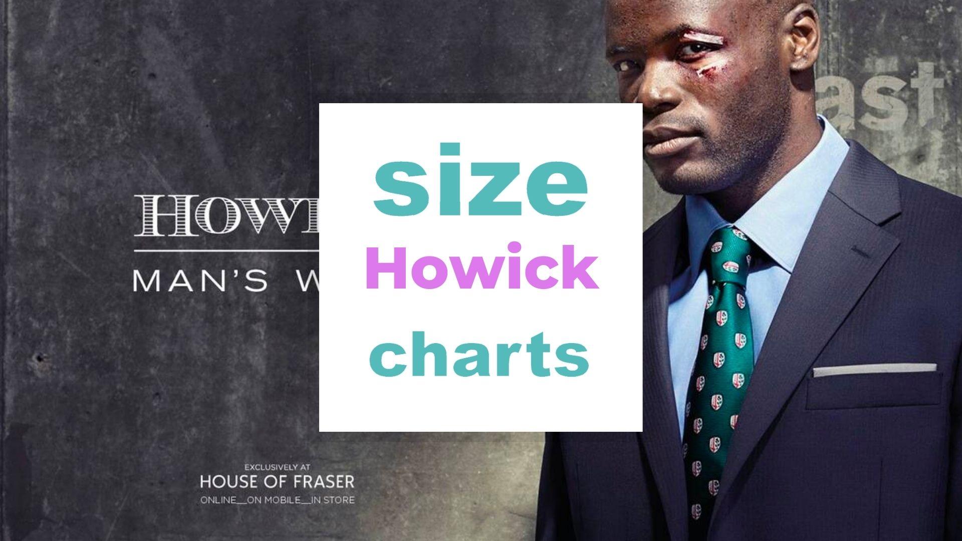 Howick Size Charts - Size-Charts.com - When size matters
