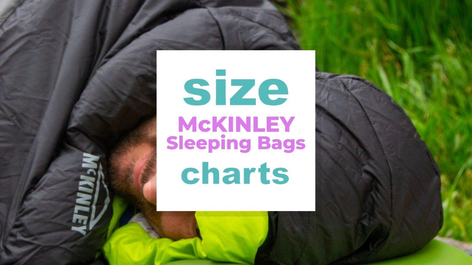 McKINLEY Sleeping Bags Sizes - Size-Charts.com - When size matters