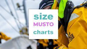 Musto Size Charts for Men and Women - Size-Charts.com - When size matters