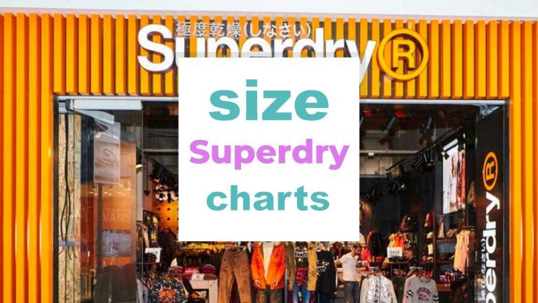 Superdry Size Charts for Men and Women - Size-Charts.com - When size ...