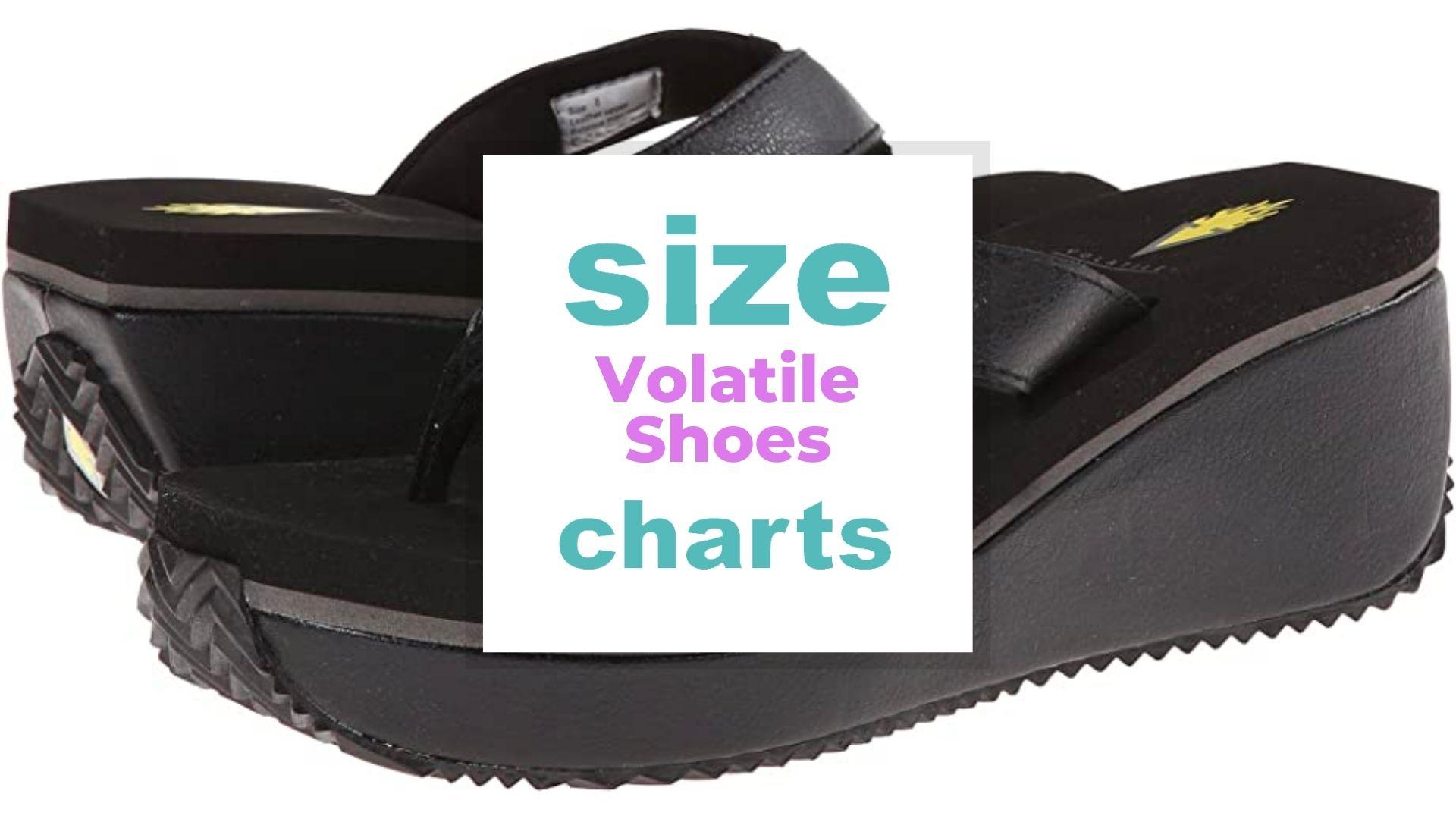 Volatile Shoes Size Chart - Size-Charts.com - When size matters