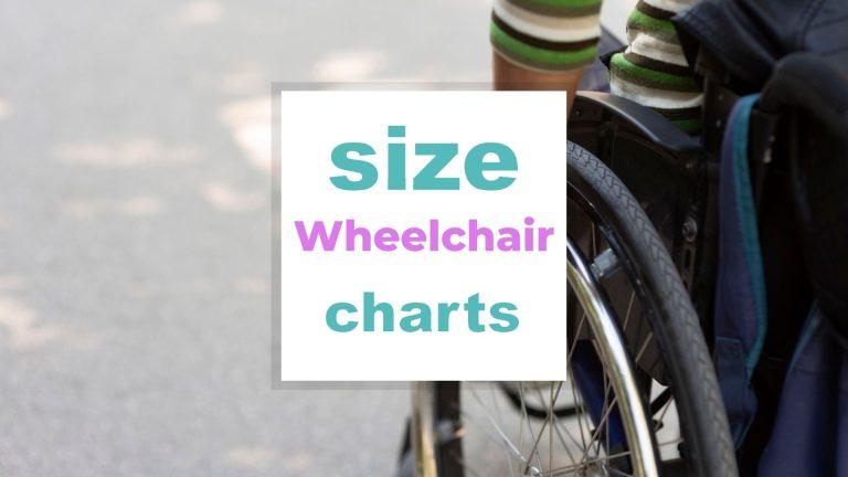 Wheelchair Size Chart and Different Types - Size-Charts.com - When size ...