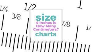 4 Inches is How Many Centimeters? - Size-Charts.com - When size matters
