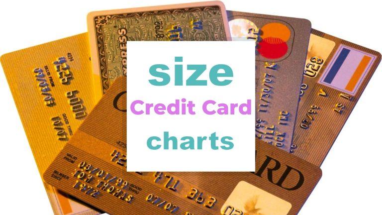 Credit Card Sizes - What Are the Dimensions - Size-Charts.com - When ...