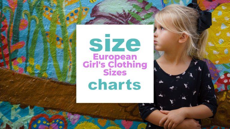 European Girl's Clothing Sizes to US, UK - Size-Charts.com - When size ...