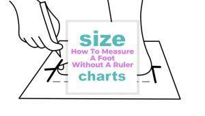 How To Measure A Foot Without A Ruler - Size-Charts.com - When size matters