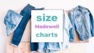 Madewell Size Charts for Adults and Girls - Size-Charts.com - When size ...