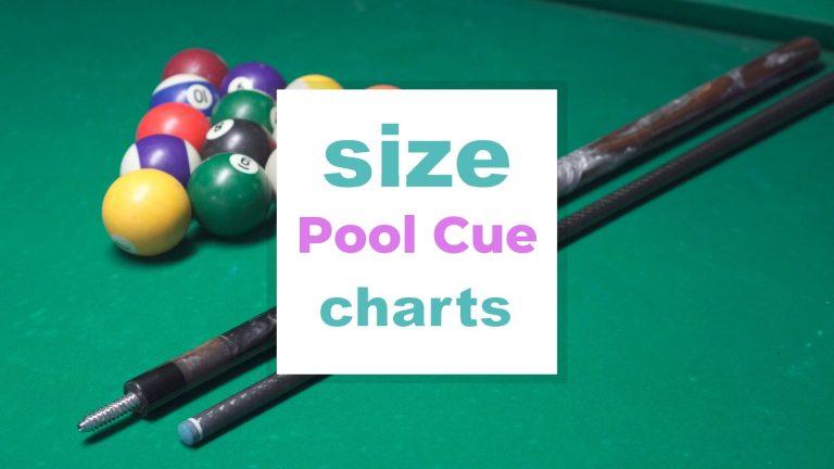 Pool Cue Length - Why it is Important? - Size-Charts.com - When size ...