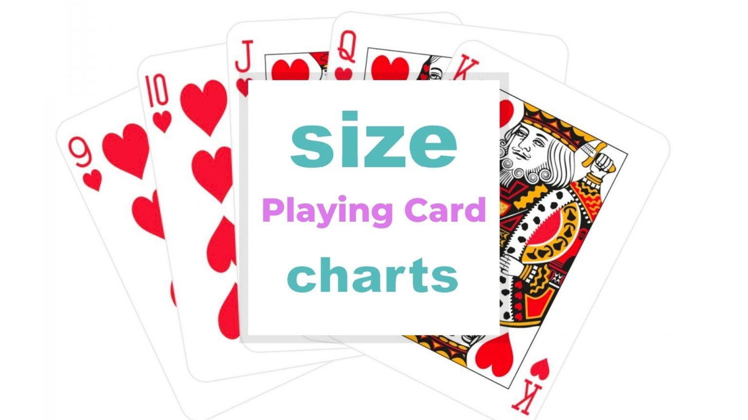 What is the Size of a Playing Card? - Size-Charts.com - When size matters