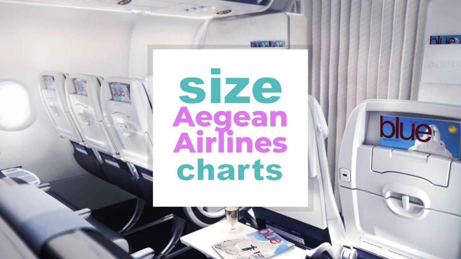 Aegean Airlines Sizes: Luggage, Seats... - Size-Charts.com - When size matters