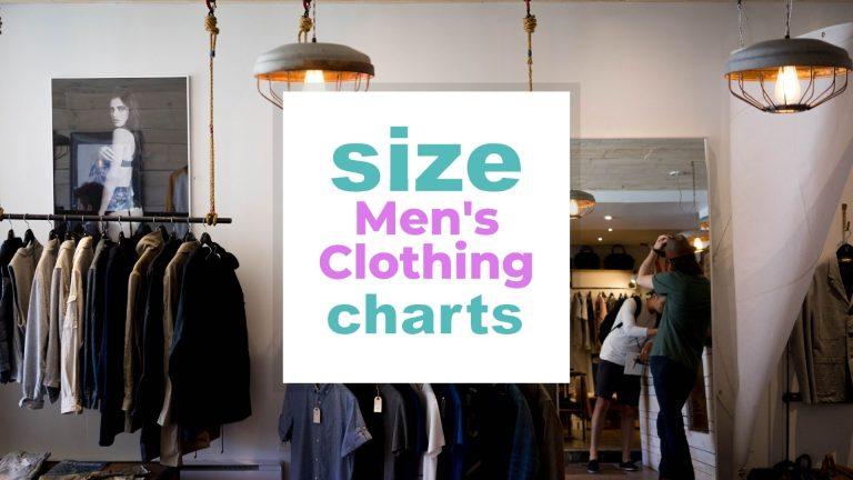 Men's Clothing Size Chart + Size Conversion - Size-Charts.com - When ...