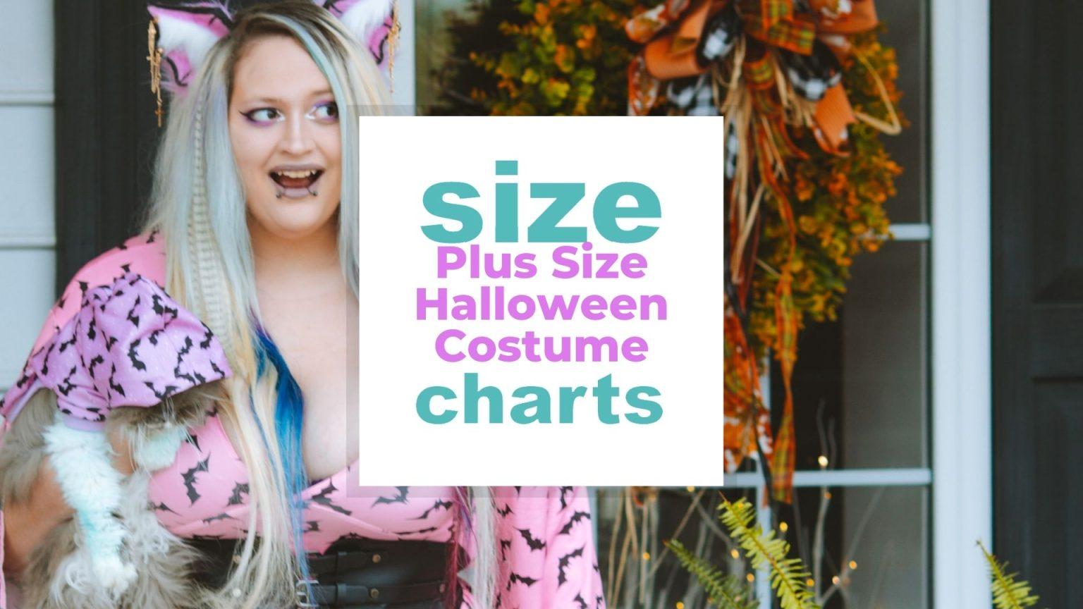 Plus Size Halloween Costume Size Guide for Man and Women