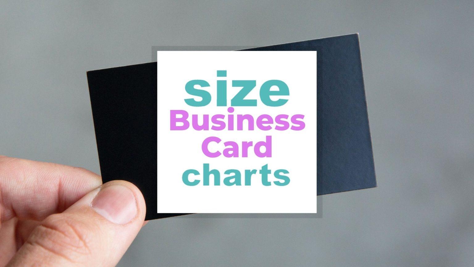 Business Card Dimensions: Standard, International & Special Sizes
