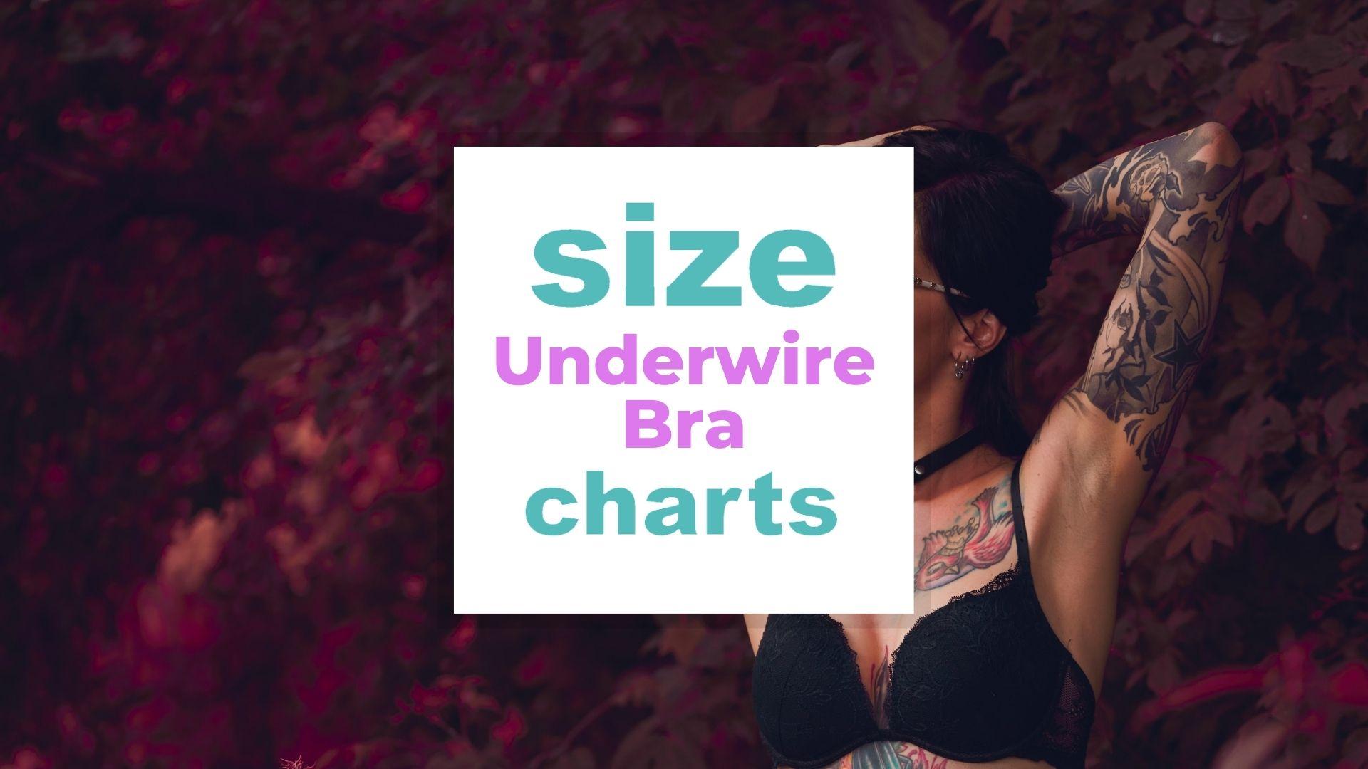 Underwire Bras Size Chart and Fitting Guide for All Women