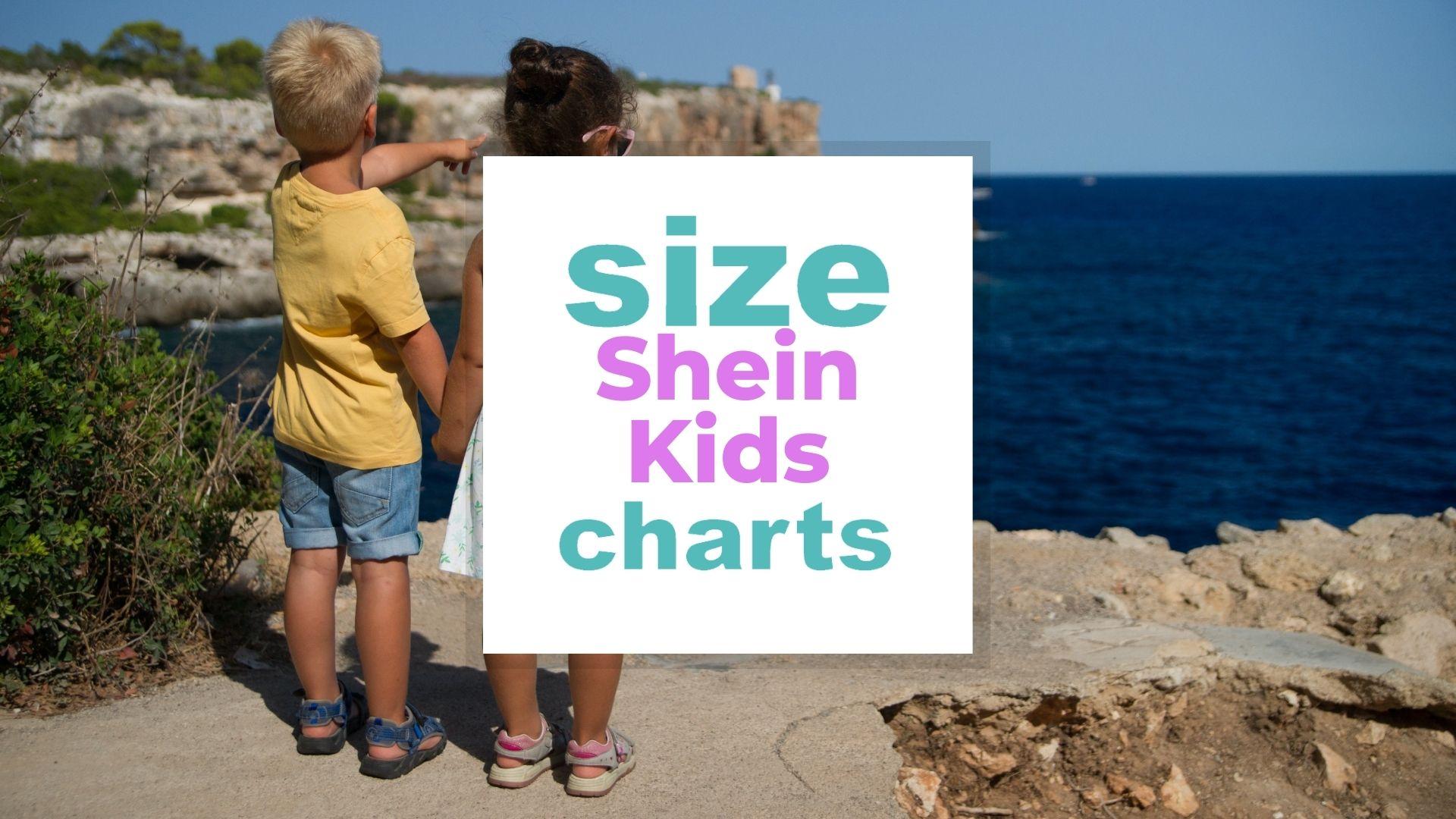 Shein Kids Size Charts for Apparel, Accessories and Shoes