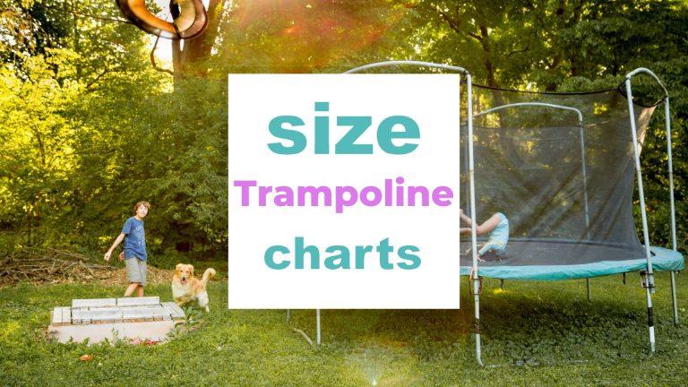 Trampoline Size Guide and Dimensions for All Ages and Weight
