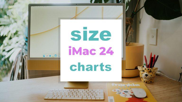 iMac 24 Size, Weight and Box Dimensions - Size-Charts.com - When size ...