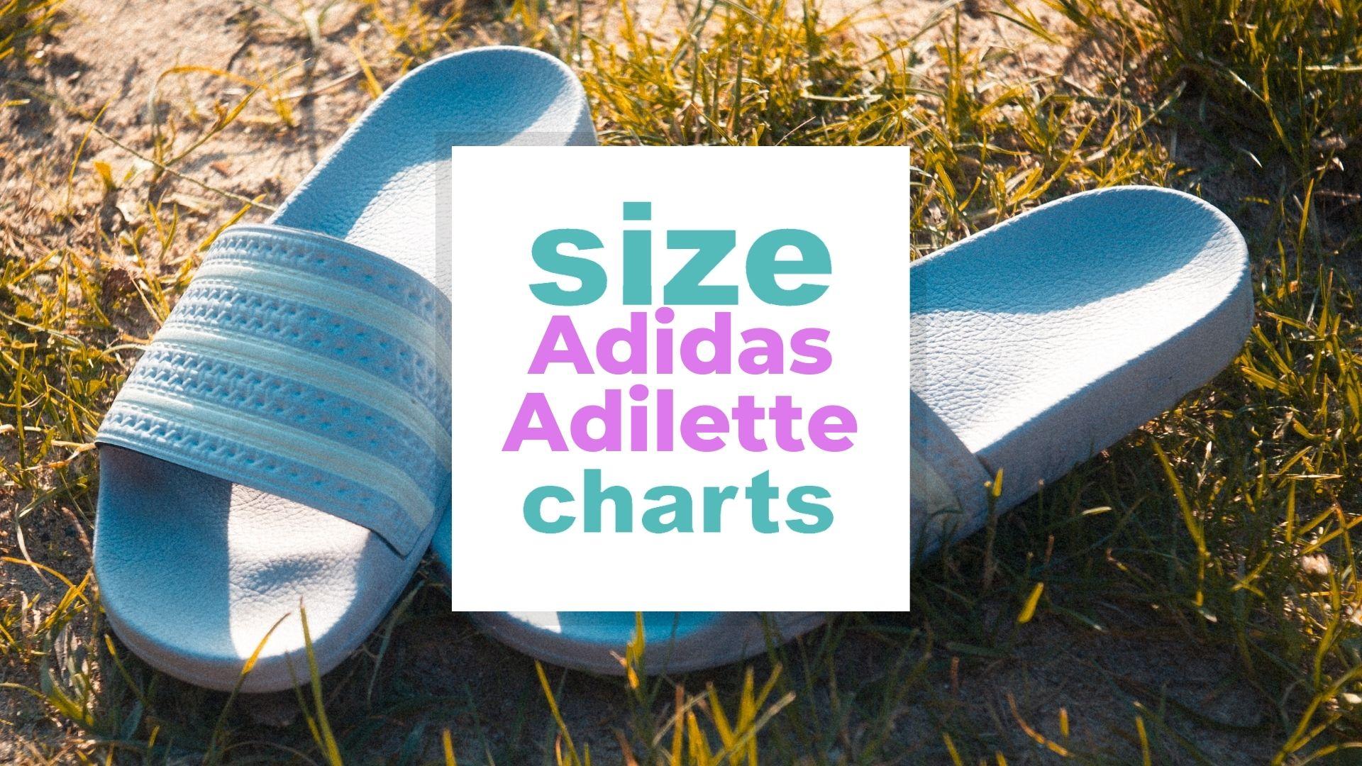 Adidas Adilette Size Chart for Men's and Women's Slides - Size-Charts ...