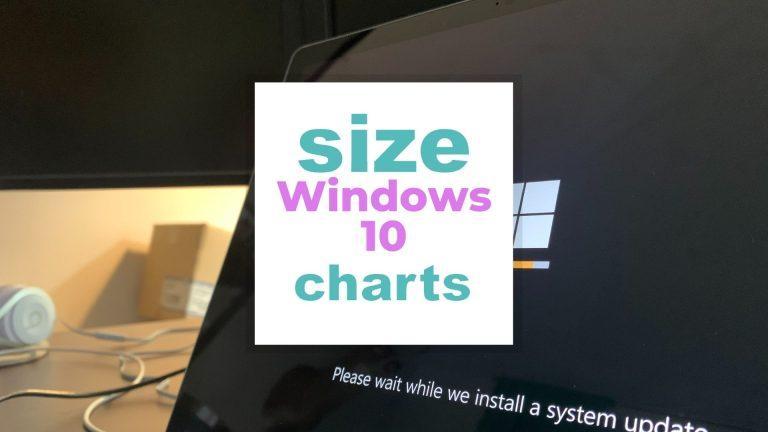 Windows 10 Download Size - Size-Charts.com - When size matters