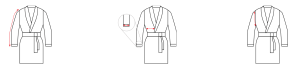 Bathrobe Size chart : How do I know my robe size